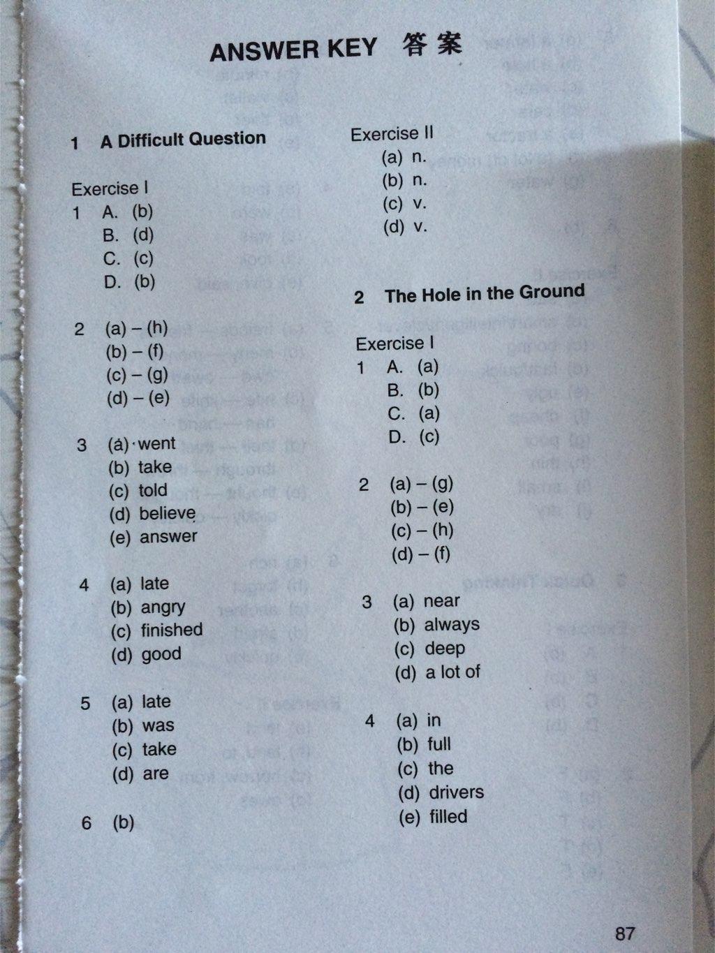 2015 Short Stories For Comprehension A1 