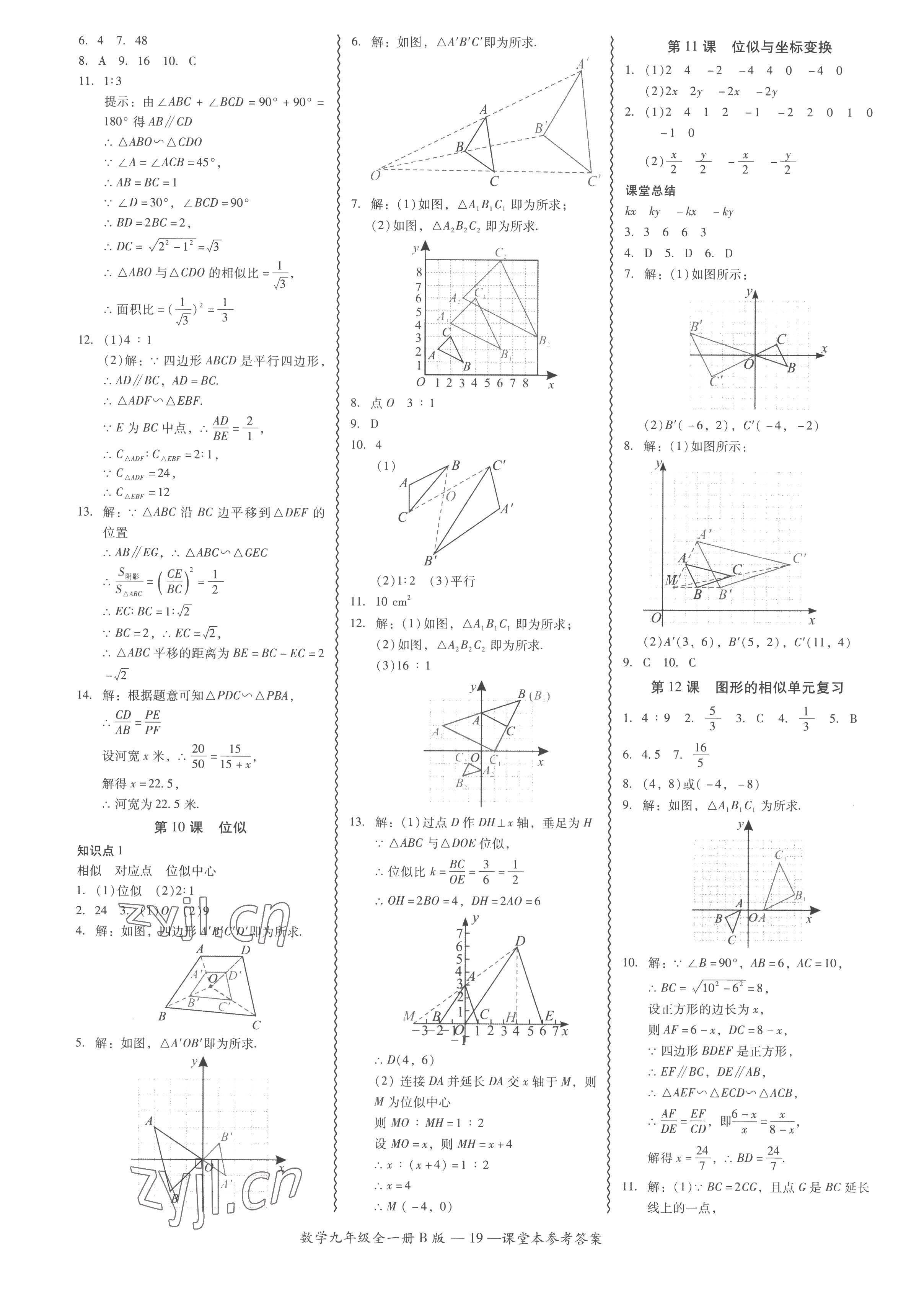 2022年零障碍导教导学案九年级数学全一册北师大版答案——青夏教育精英家教网——