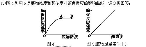 请你解读与酶有关的图示、曲线： 图1和图2分别表示了酶具有 ， 。 2图3是与酶活性影响因素相关的曲线，请分析回答： 当ph从5上升到7 9083